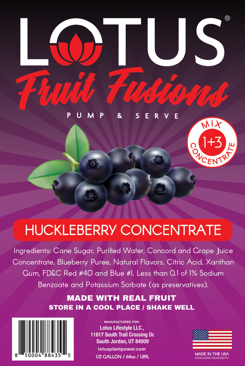 Huckleberry Lotus Fruit Fusion Concentrate – Lotus Plant Power