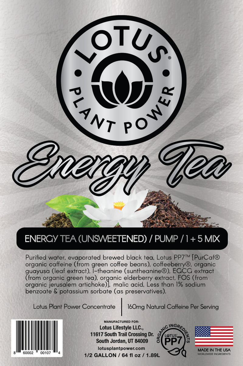 Lotus Energy Tea Concentrate (Unsweetened) – Lotus Plant Power