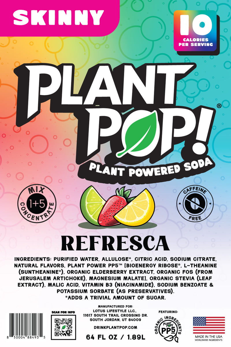 Plant Pop® Refresca (Skinny) Concentrate – Lotus Plant Power