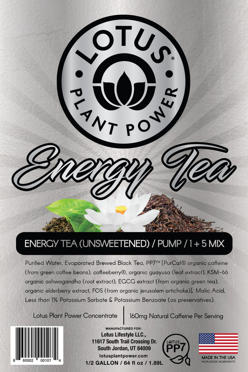 Lotus Energy Tea Concentrate (Unsweetened) – Lotus Plant Power