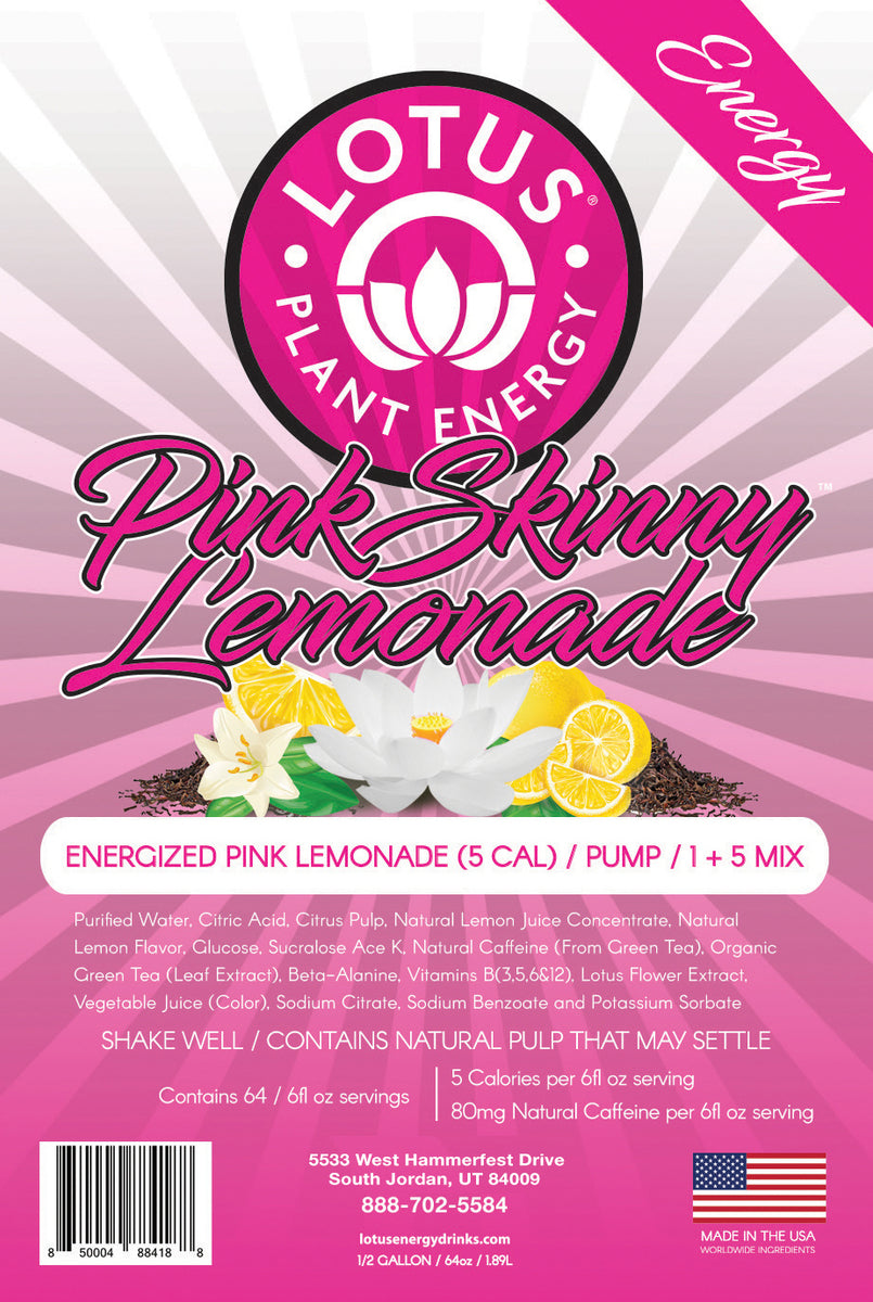 Pink Skinny Lemonade Energy Concentrate – Lotus Plant Power